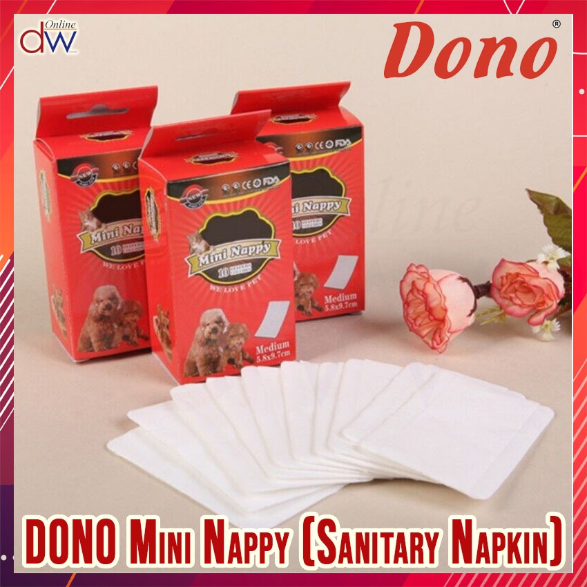 Dono Mini Nappy Sanitary Napkin Pads | Shopee Philippines