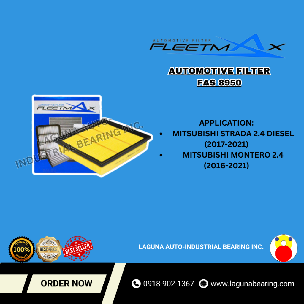 FLEETMAX AIR FILTER (FAS-8950, FAS-8951 & FAS-8858) | Shopee Philippines