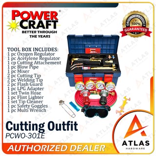 PowerCraft Cutting Outfit Set Type For Oxygen Acetylene Gas Welding ...