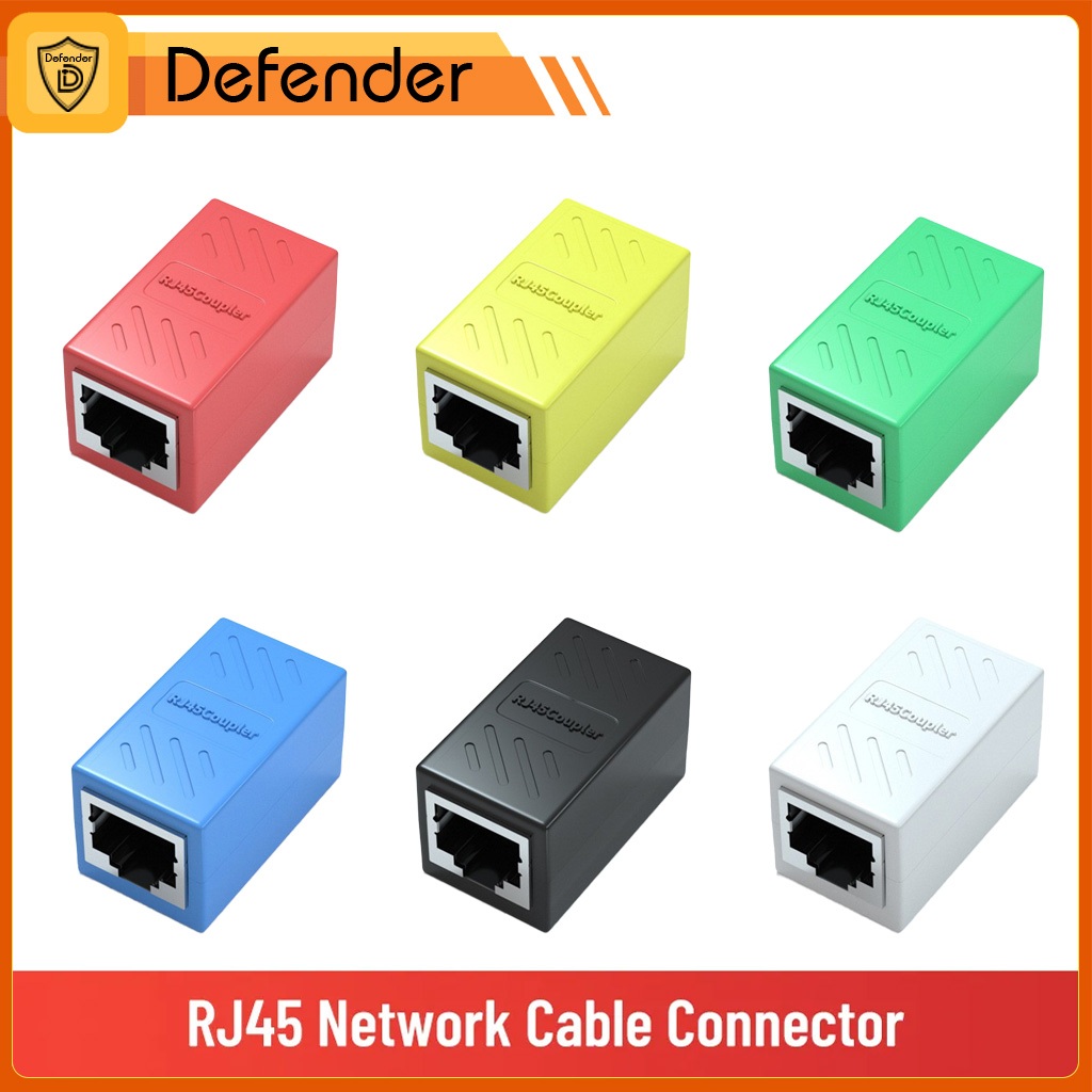 RJ45 Coupler, Cat6 RJ45 Coupler Ethernet Extension, Network Connectors ...