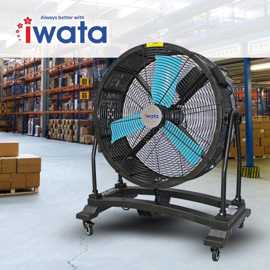 Iwata HVLS Drum 28 Industrial Fan | Shopee Philippines