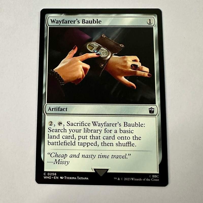 WAYFARER’S BAUBLE | DOCTOR WHO | ARTIFACT | COLORLESS | MTG MAGIC THE ...