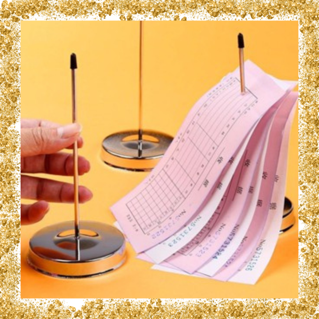 Receipt Holder Invoice Organizer Paper Spear | Shopee Philippines