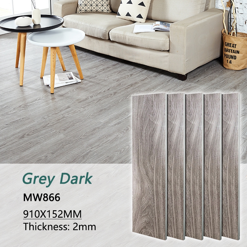 Wood Grain Floor Self Adhesiv Tiles For Flooring Stickers PVC ...