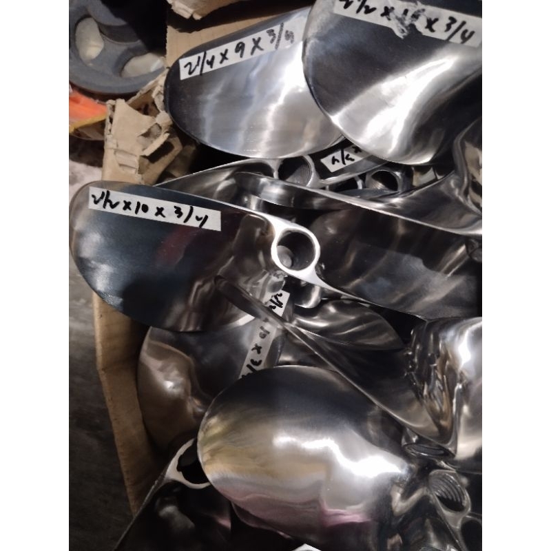 elesi propeller bangka boat 3/4 MANGO type stainless 304 | Shopee ...