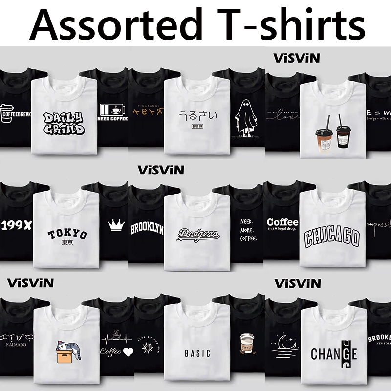 Tshirt Minimalist Design for Men Women Round Neck Shirt Black Tshirt ...