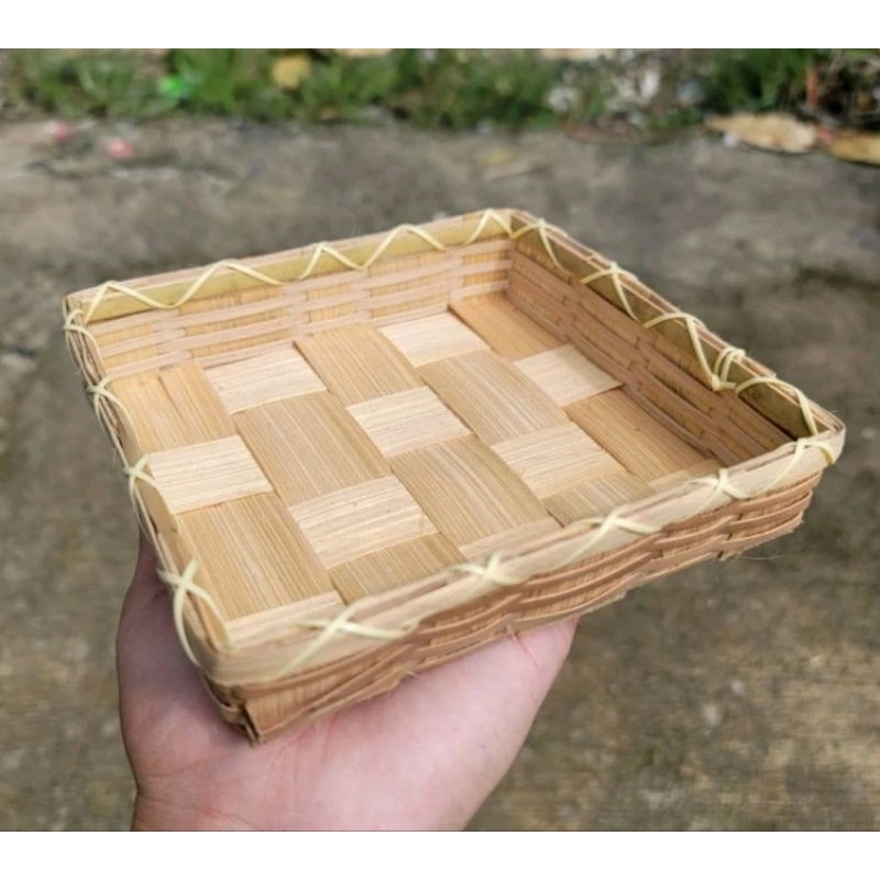 Native Buri Basket Square 6x6x1h | Shopee Philippines