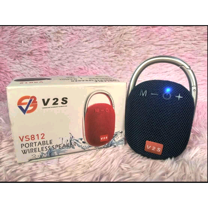 V2S Portable Wireless Speaker VS-812 (Black) | Shopee Philippines