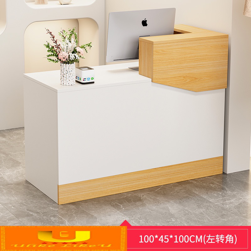Cashier simple modern convenience store front desk reception desk shop ...