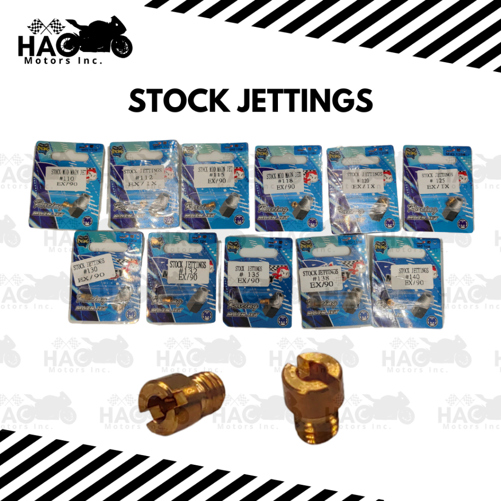 STOCK JETTINGS Stock Jet/ Main Jet Motor Parts Racing Monkey | Shopee ...