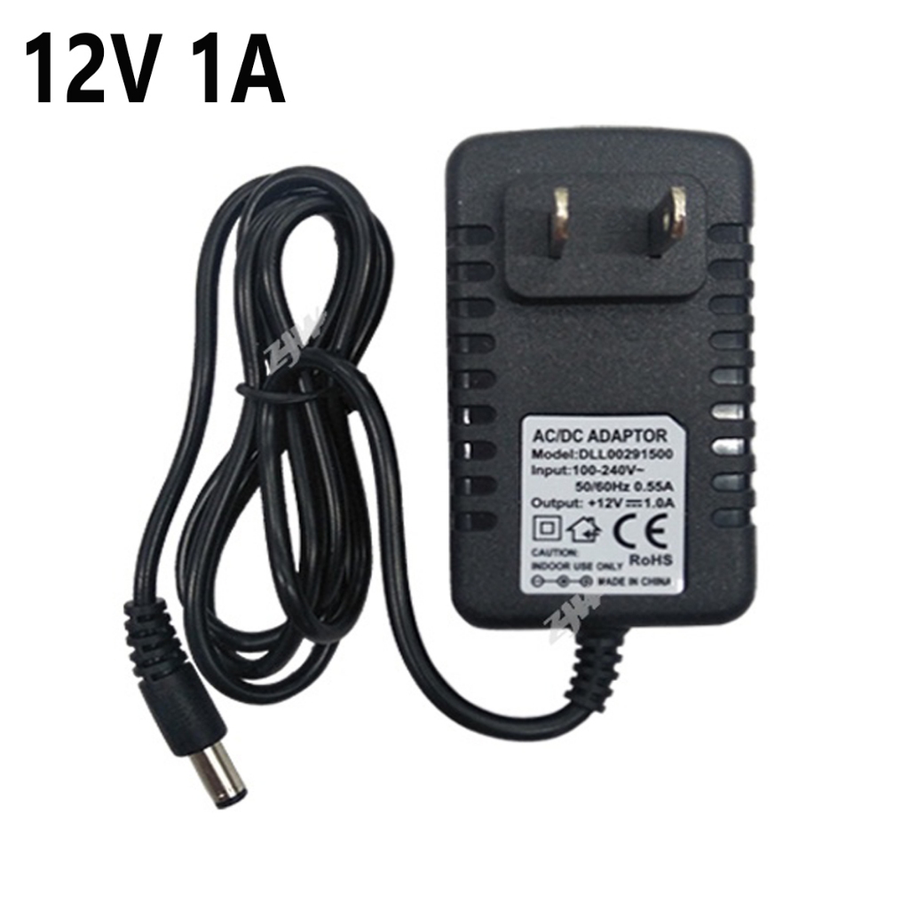 12V 1A/2A AC/DC Adapter Charger Power Supply For CCTV Security / TV ...