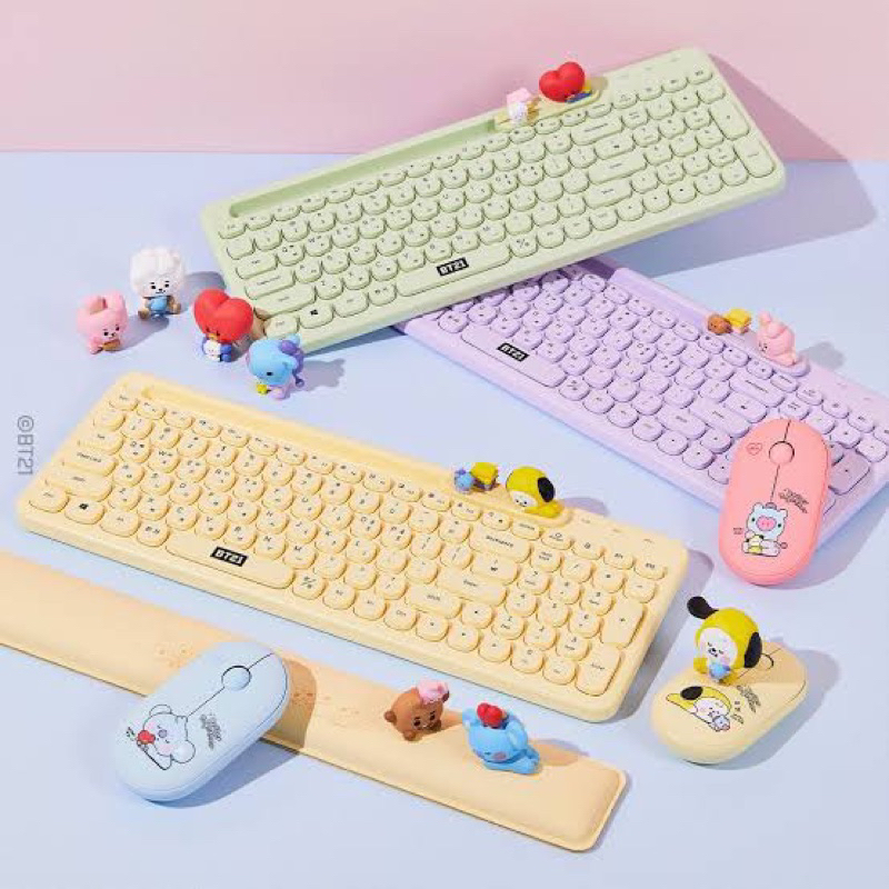 [ONHAND] BT21 My Little Buddy Keyboard & Mouse Set | Shopee Philippines