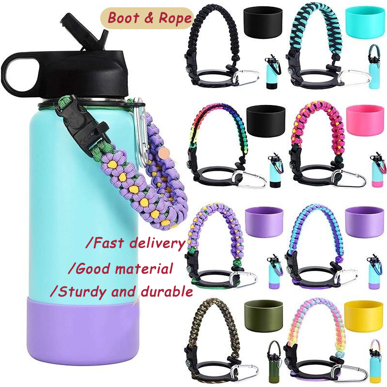 Boot Tumbler Silicone Boot 9/7.5cm Paracord Bottle Protective ...