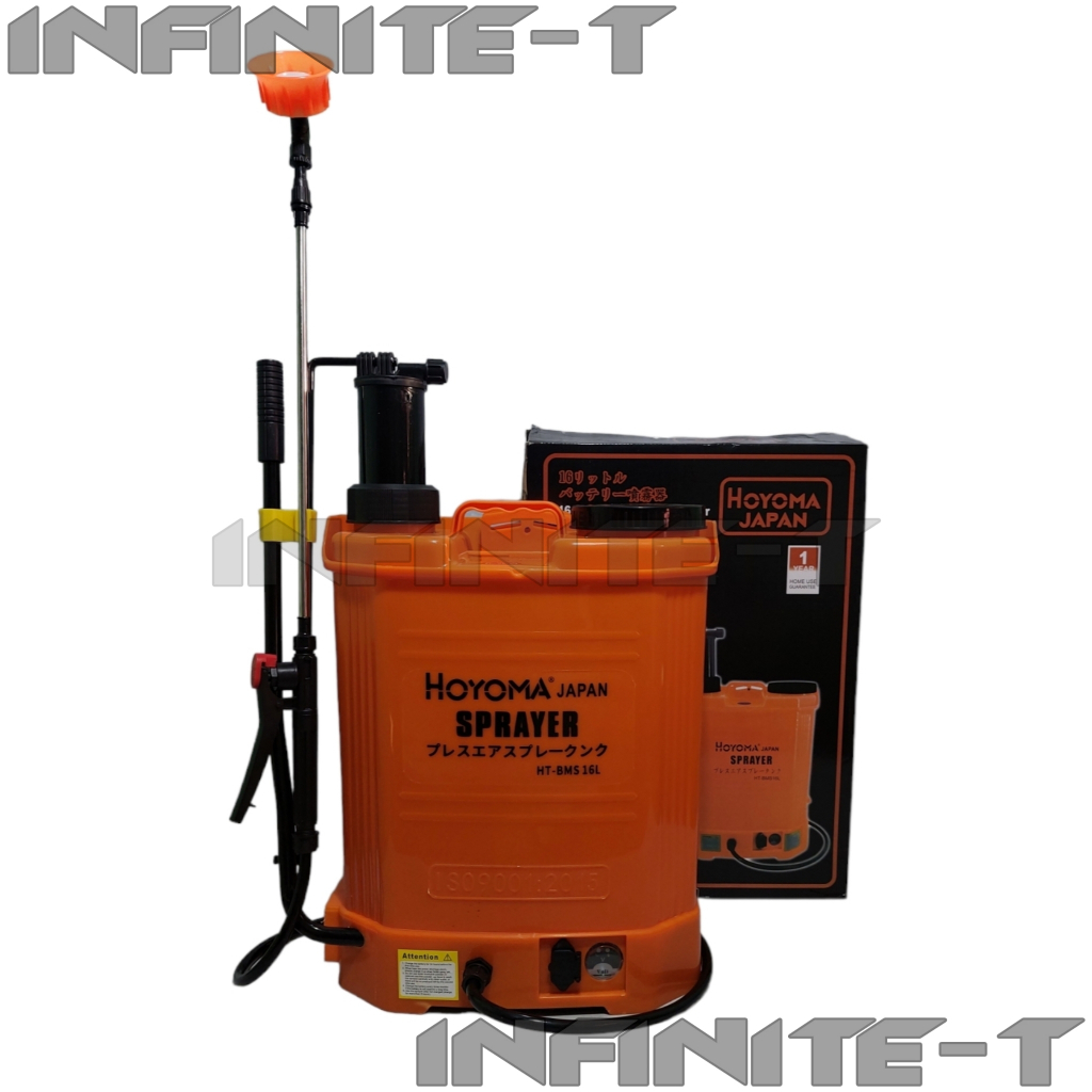 Original Hoyoma Knapsack Sprayer 16 Liters (2 in 1) Manual & Electric ...