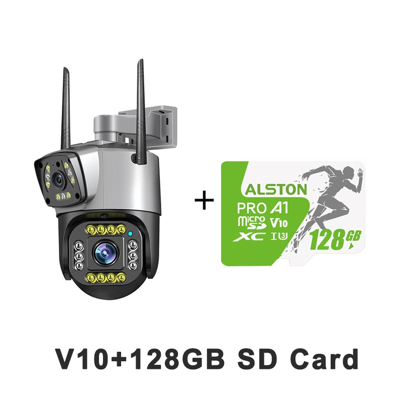 V380 Pro CCTV Camera dual lens Wi-Fi Wireless Outdoor Ip Security 4K ...