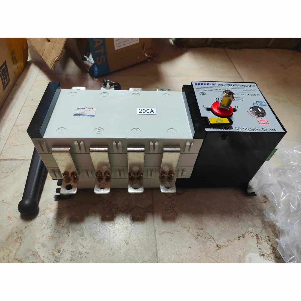 4P ATS 100A/160A/200A/250A Smart dual power source automatic switch ...