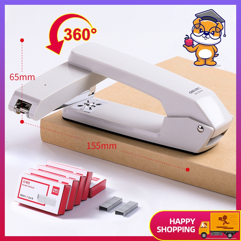 360 Degrees Stapler, Rotatable Heavy-Duty Staplers, Labor-saving ...