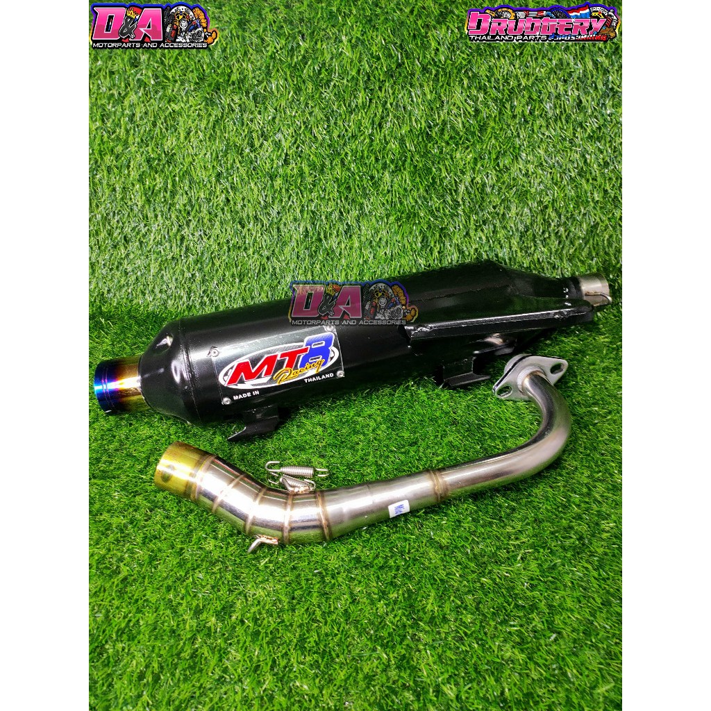 YAMAHA MIO SPORTY MT8 POWER PIPE TITANIUM TIP BIG ELBOW THAILAND MADE ...