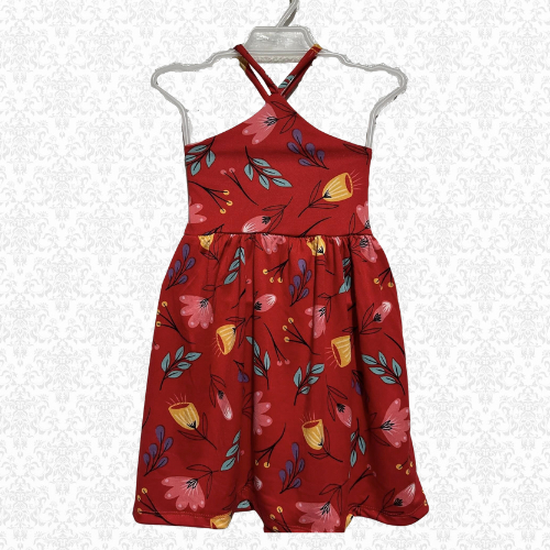 Halter kids dress | Assosrted Colors and Print 3-4 years old | Shopee ...
