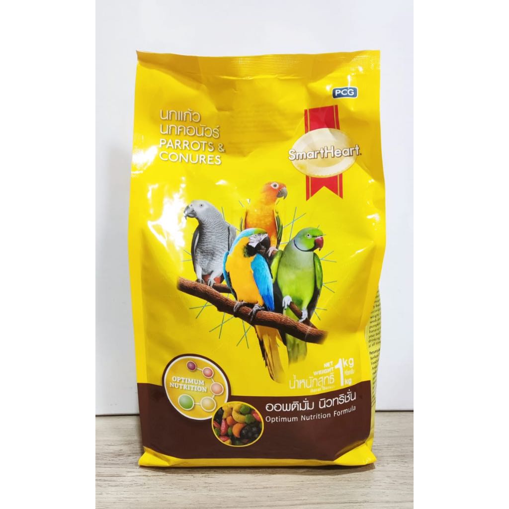 SmartHeart Parrot Food and Conures Bird Food 1kg | Shopee Philippines