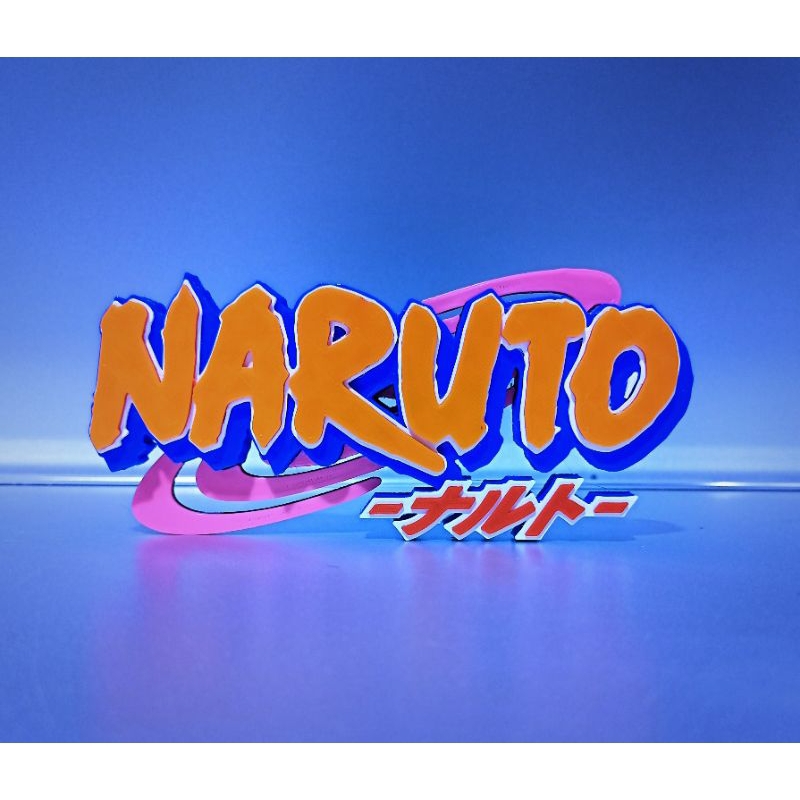 Naruto 3d logo Display For Naruto Collectible Figure | Shopee Philippines