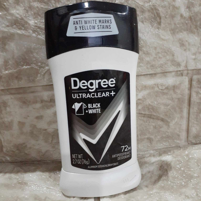 *72-Hour NEW Degree Men Ultra Clear Black + White Solid Antiperspirant ...