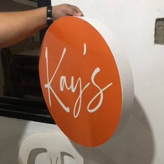 Logo Board 3D or flat Round Sintra Board Signage | Shopee Philippines