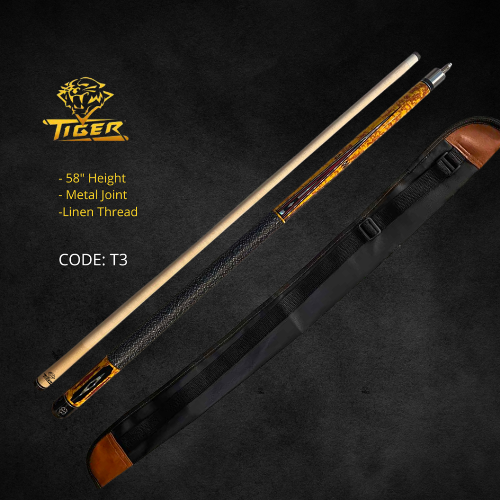Tiger Billiard Cue Stick w FREE Case | Shopee Philippines