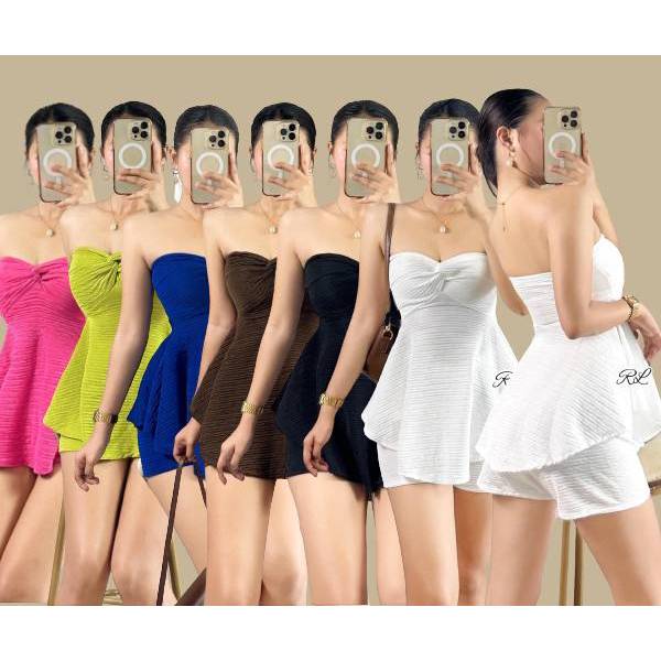 Astrid Twisted Tube Top Coords (tshncl) | Shopee Philippines