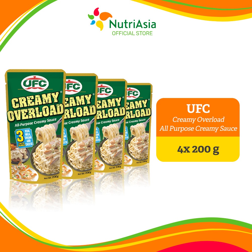 UFC Creamy Overload All-Purpose Creamy Sauce 200g Bundle of 4 | Shopee ...