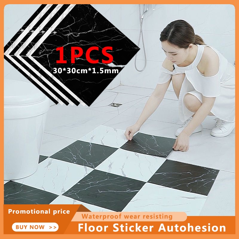 Vinyl tiles Flooring self adhesive Marble Floor Stickers Self Adhesive ...