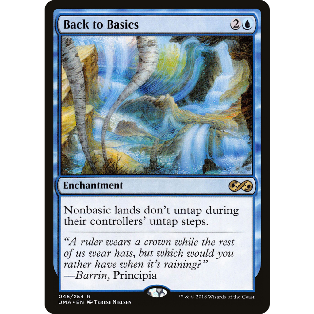 Back to Basics uma-46 MTG Top Rated Proxy Card MTG Proxy | Shopee ...