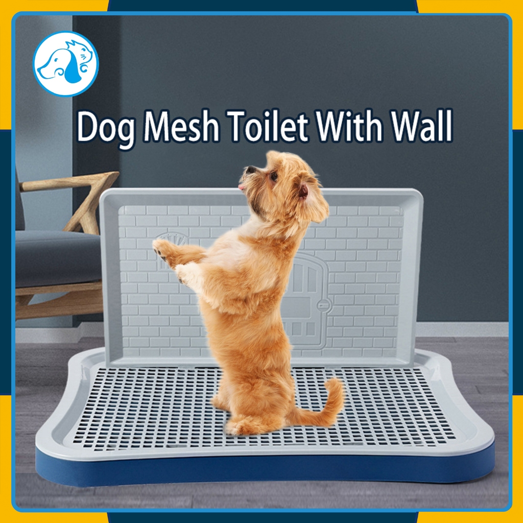 Pet Toilet With Walls Dog Training Potty Pad Walls Splash-proof Pet ...