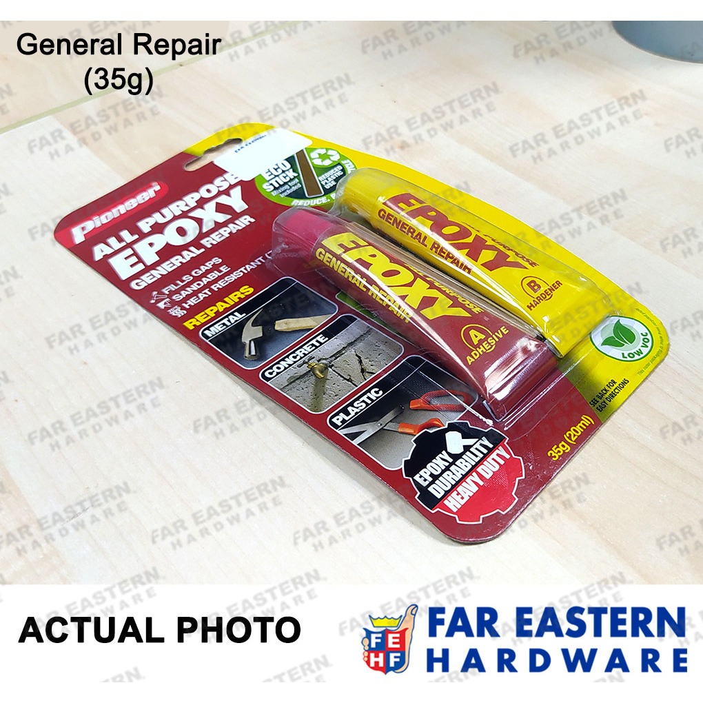 PIONEER Clear Epoxy Glue Plus Five | Durasteel Heavy Duty | General ...