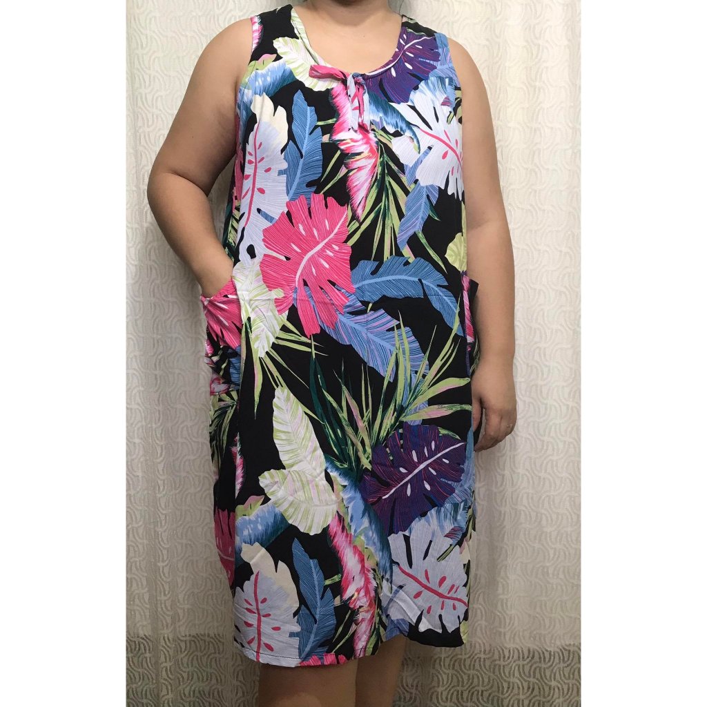 Challis Duster Dress Sando (pambahay) for Grandma | Shopee Philippines