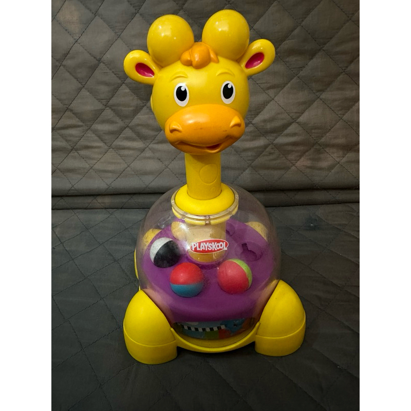 Playskool Giraffalaff Tumble Top Spinning and Popping Cause and Effect ...