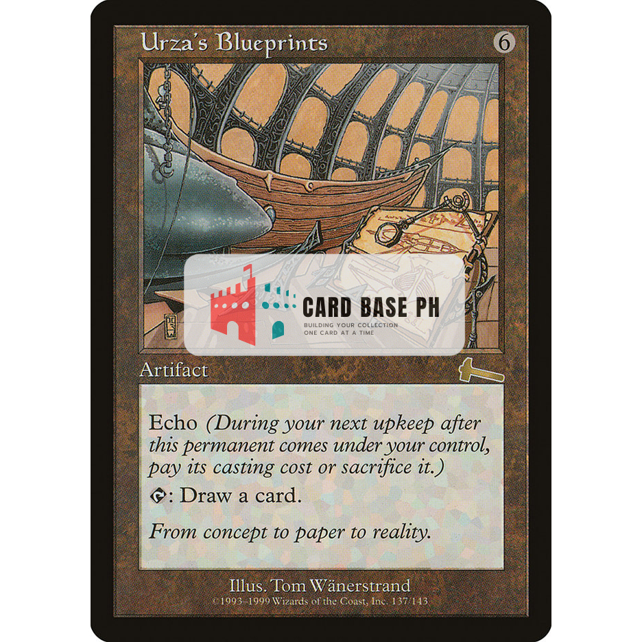 Urza's Blueprints - Magic the Gathering Trading Card | Shopee Philippines