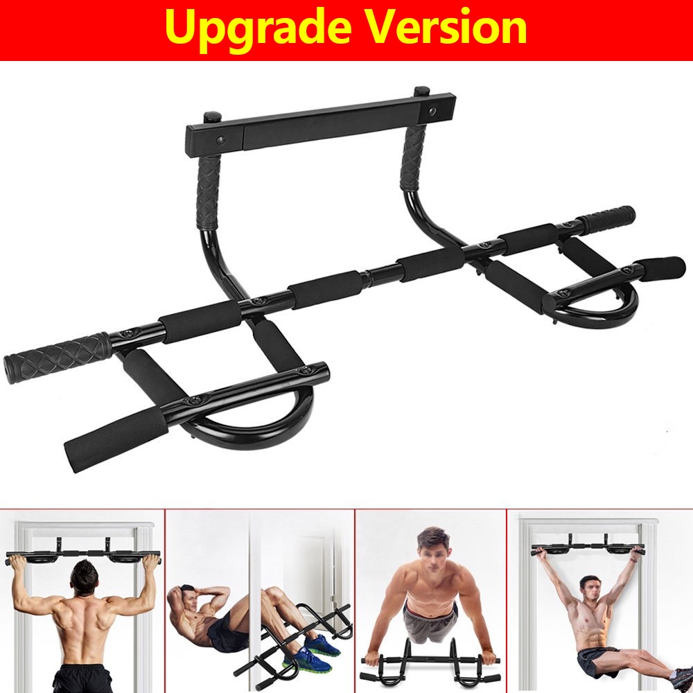 Multi Grip Chin Up Bar Wall-Mounted Pull-Up Bar – 440LB Capacity ...