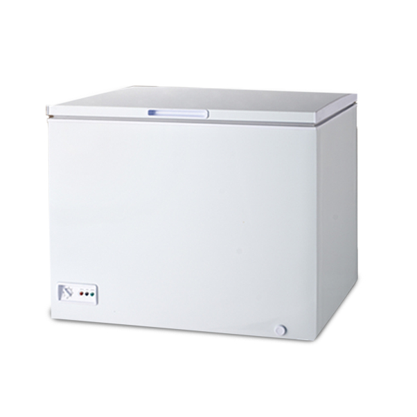 Markes 7.5 cubic feet Steel Door with Glass Sliding Door Chest Freezer ...