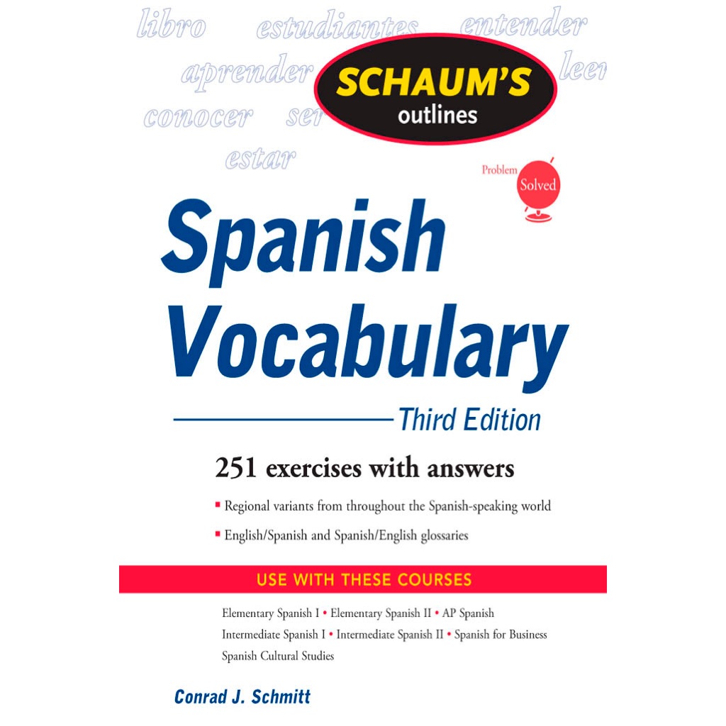 Schaum's Outline of Spanish and Vocabulary (Soft Bind) | Shopee Philippines