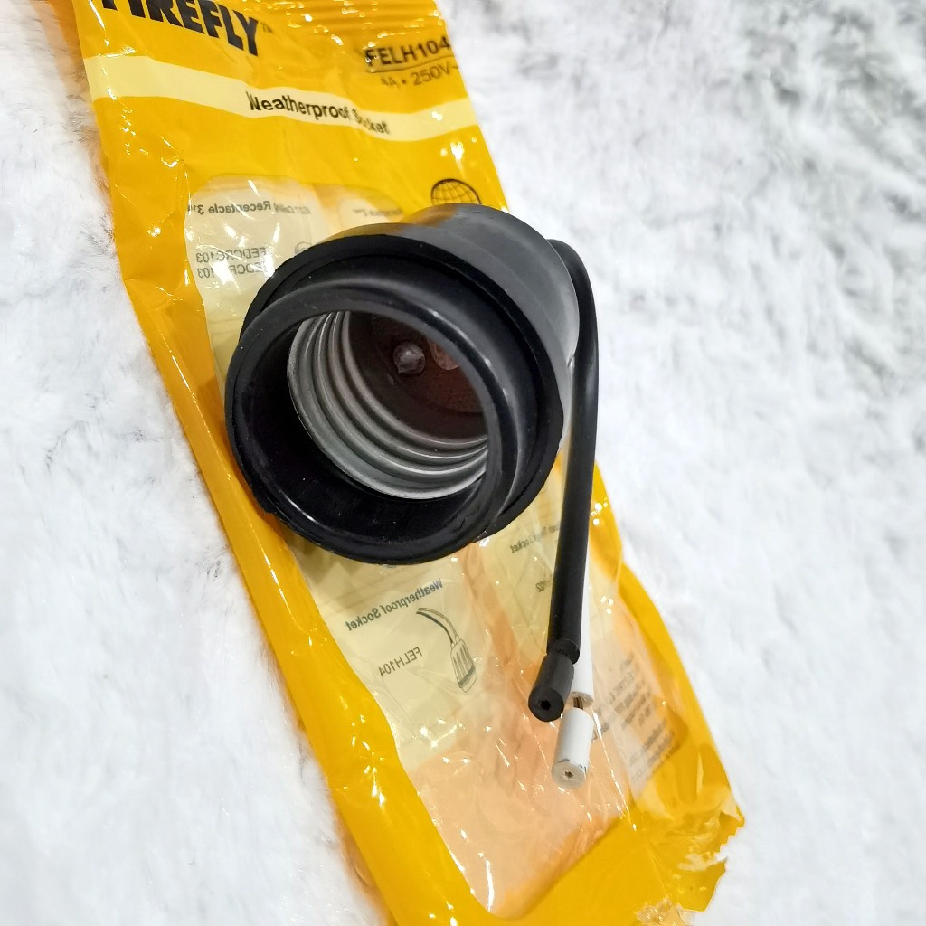 FIREFLY Weatherproof Rubber Receptacle Socket FELH104 Outdoor Weather ...
