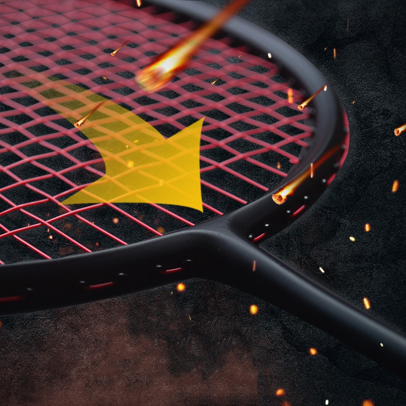 4UG5 24lb Offensive Badminton Racket Adults Professional Carbon Fiber ...