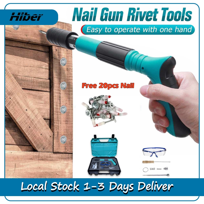 Manual Mini Steel Nail Gun Rivet Concrete Wall Decoration Rivet Tufting ...