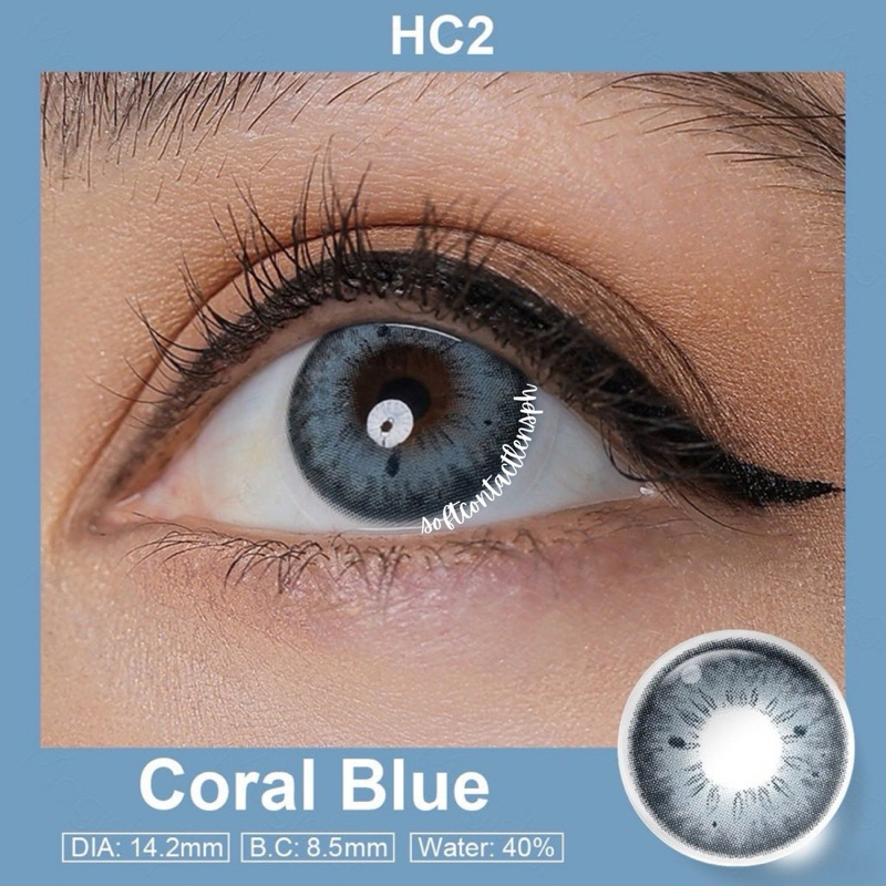 CRIZA TAA CORAL BLUE NORMAL SIZE CONTACT LENS | Shopee Philippines