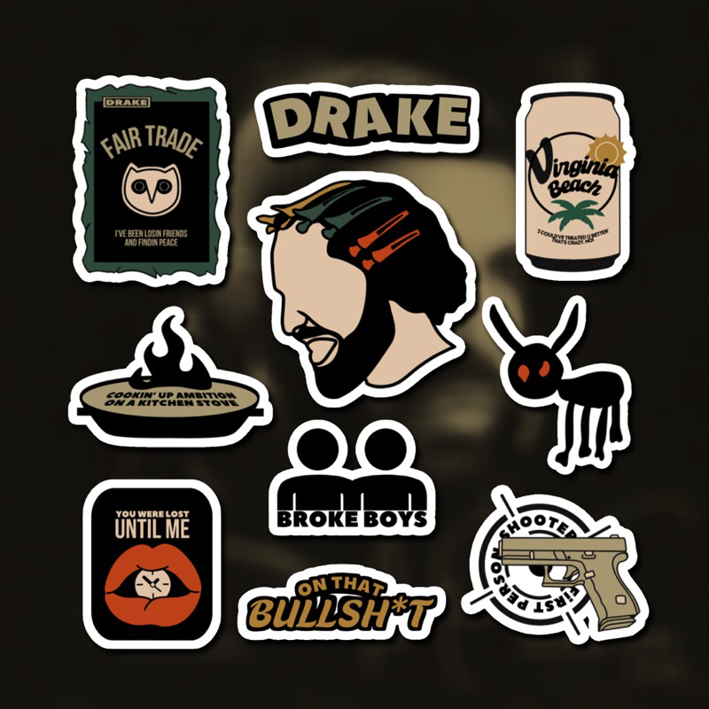 Drake - For All The Dogs - Sticker Pack | Shopee Philippines