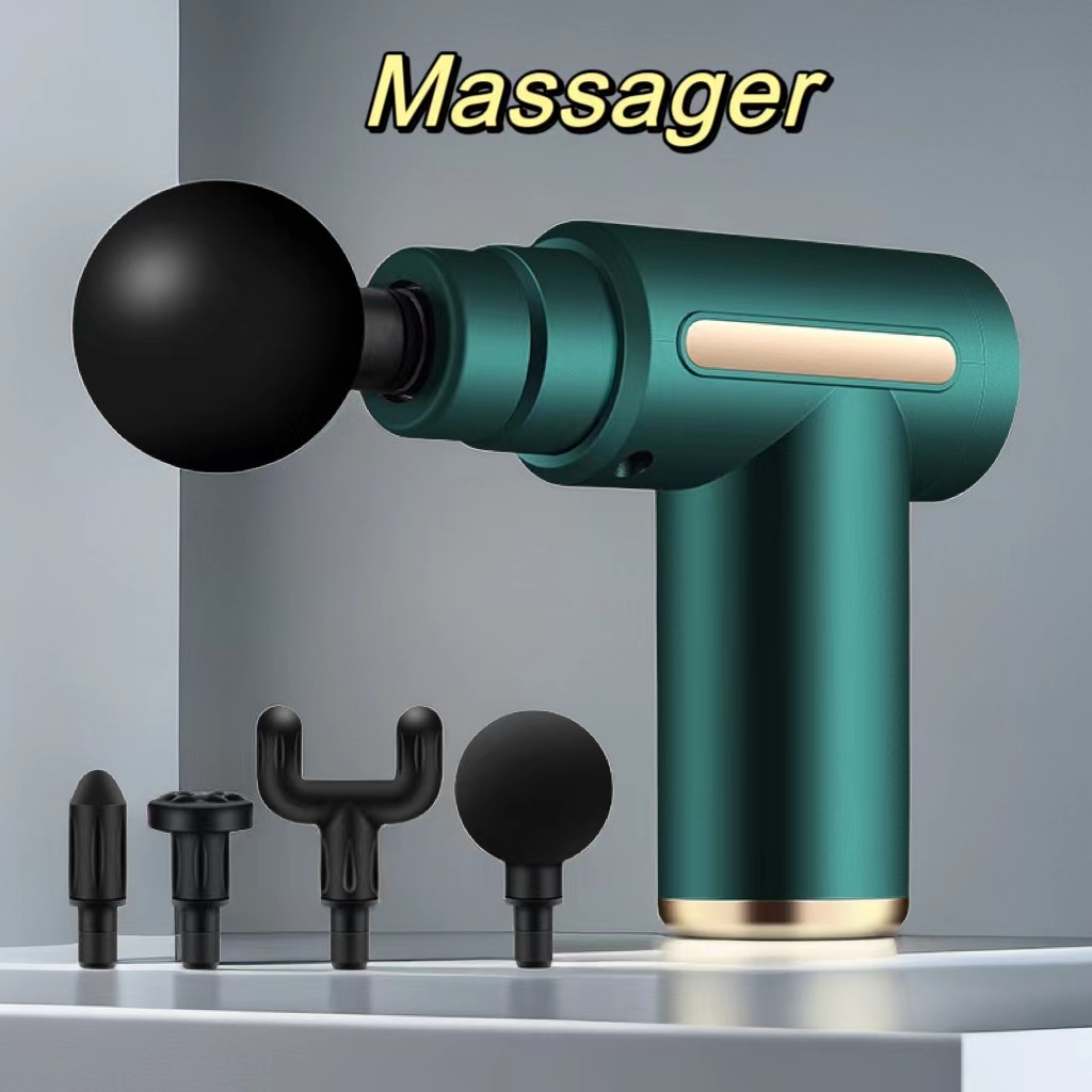 ★AZ★ Massage Gun Muscle Relaxation Percussive High Frequency Vibration ...