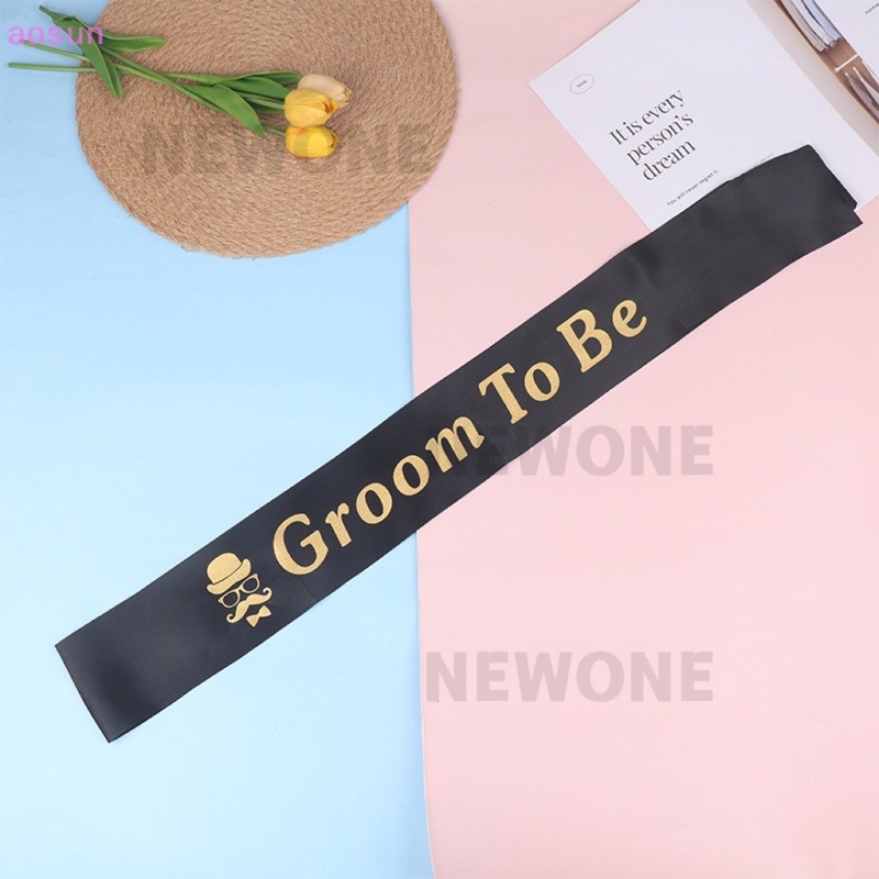 𝙉𝙀𝙒𝙊𝙉𝙀 𝙎𝙩𝙪𝙙𝙞𝙤 ®Groom to Be and Team Groom Sash Set Wedding Stag Night ...