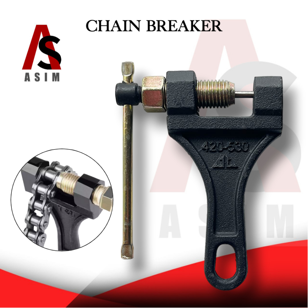 ASIM MOTORCYCLE CHAIN BREAKER SPLITTER TOOL 420-530 FOR MOTORCYCLE ...