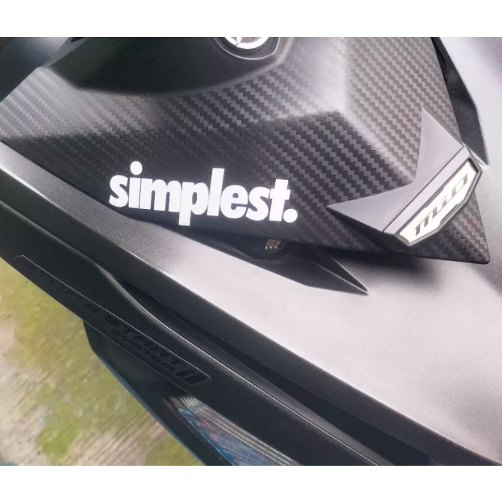 simplest Vinyl Cut out Sticker Waterproof | Shopee Philippines
