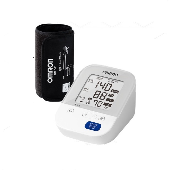 Omron HEM-7156T-A Automatic Upper Arm Blood Pressure Monitor BPM ...